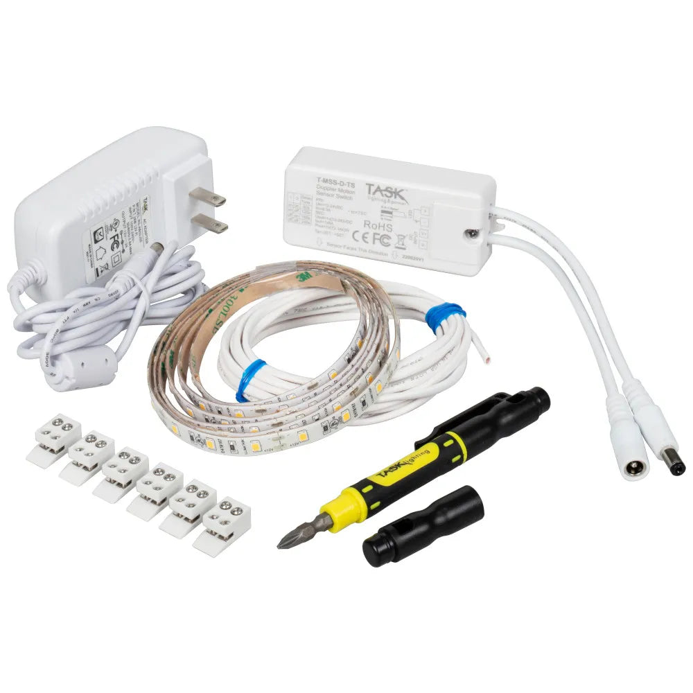 Hardware Resources 5 ft 120 Lm/Ft Vanity Night Light Kit, Tape Lightin