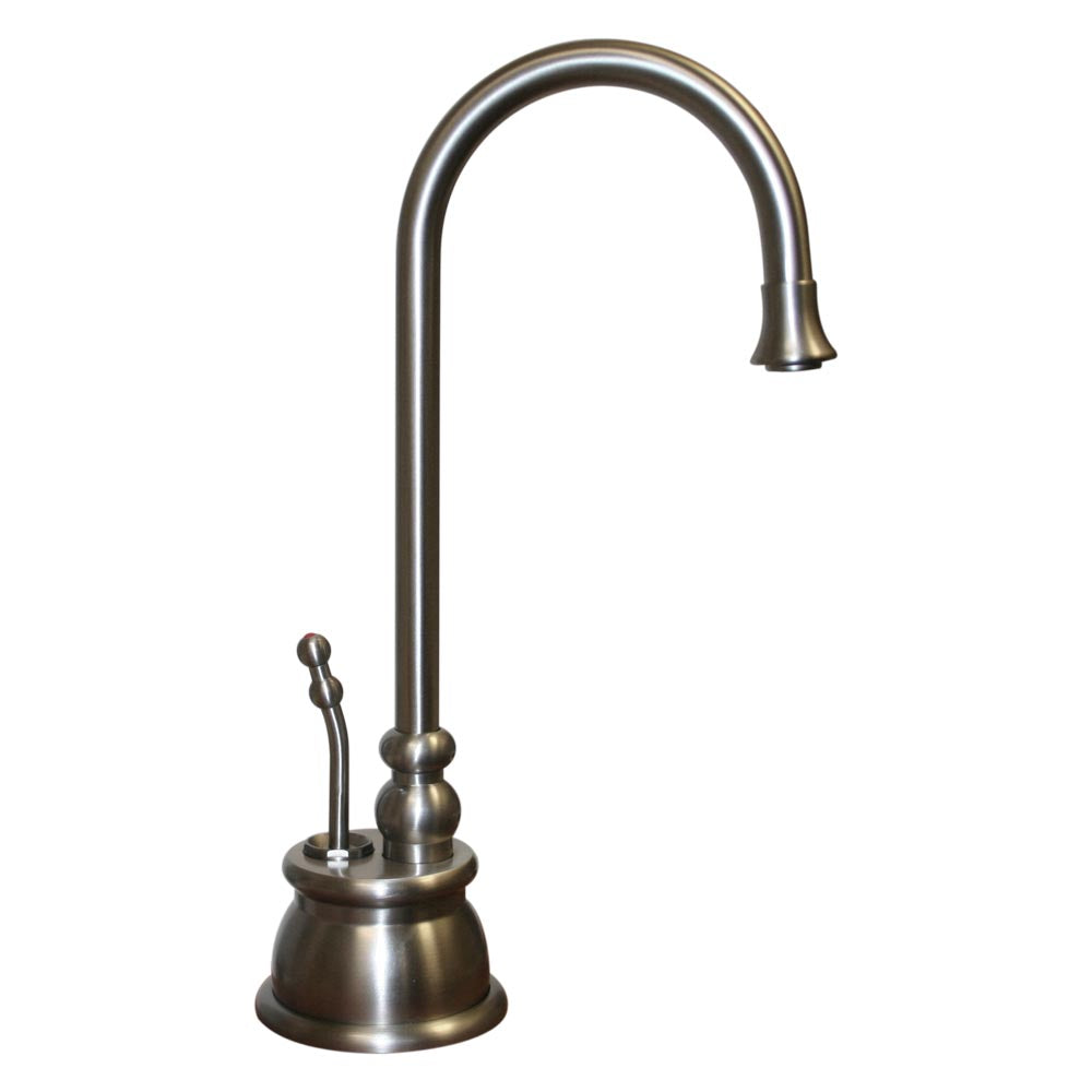Whitehaus Point of Use Instant Hot Water Faucet with Gooseneck Spout ...