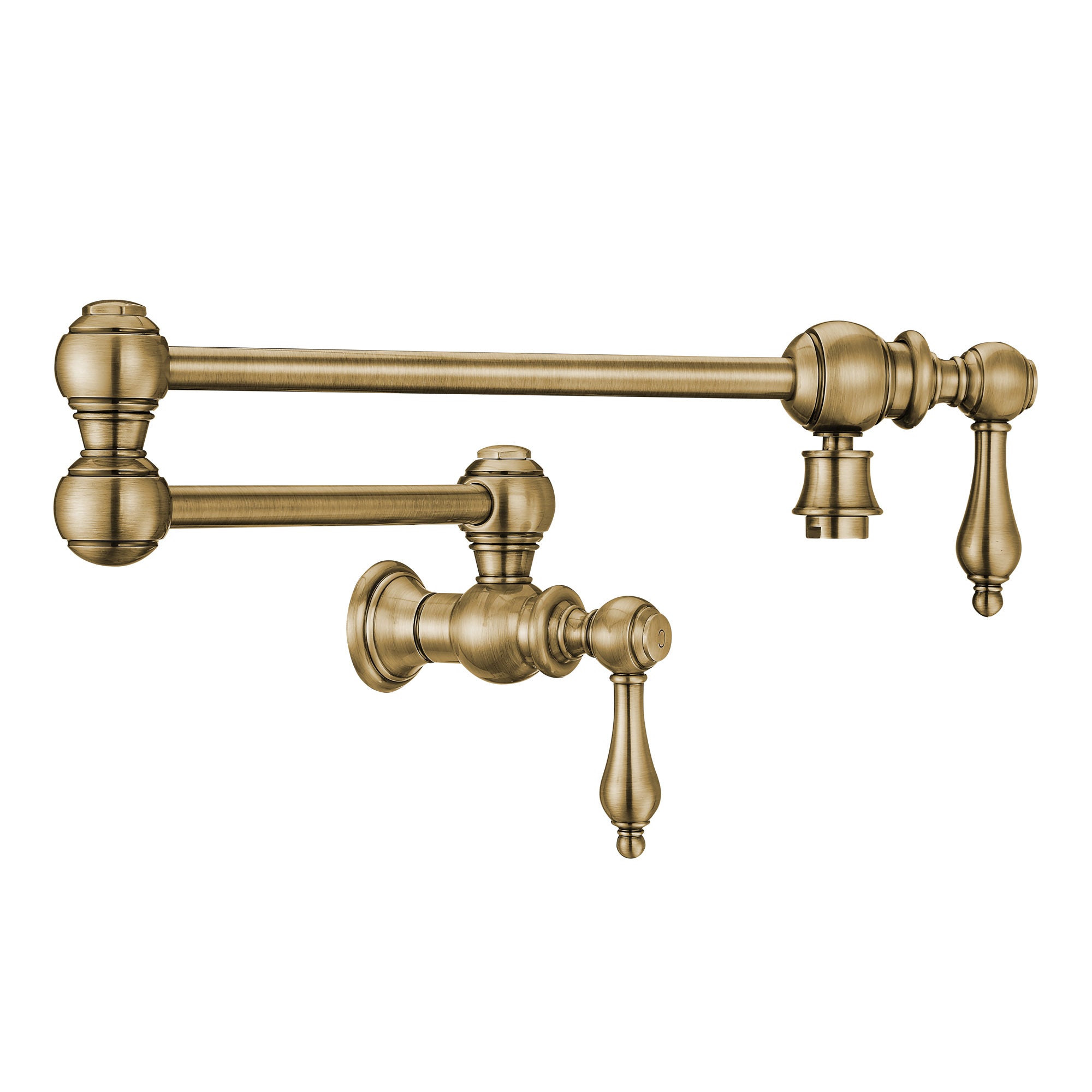 Whitehaus Vintage III Plus Wall Mount Retractable Swing Spout Pot ...