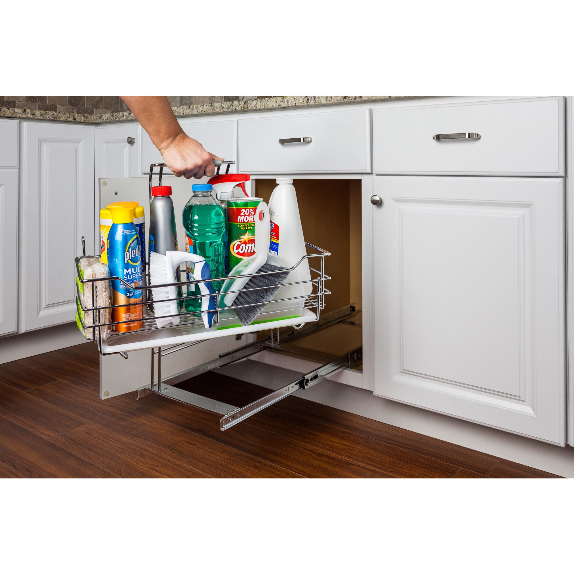Hardware Resources Organizers Cleaning Supply Caddy Pullout